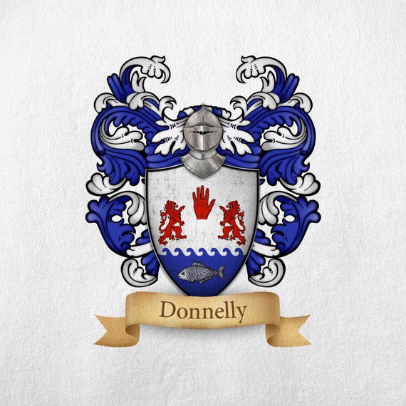 Donnelly Family Crest Print | Etsy