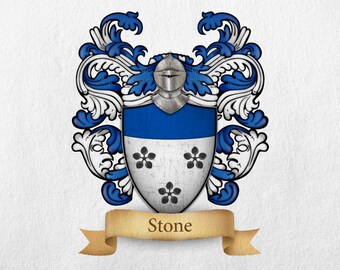 Stone Family Crest - Etsy