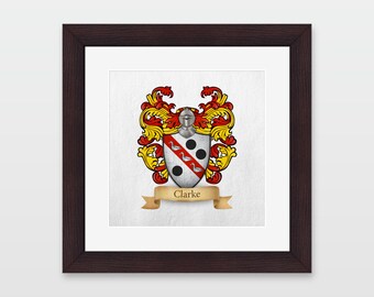 Clarke Coat of Arms - Etsy