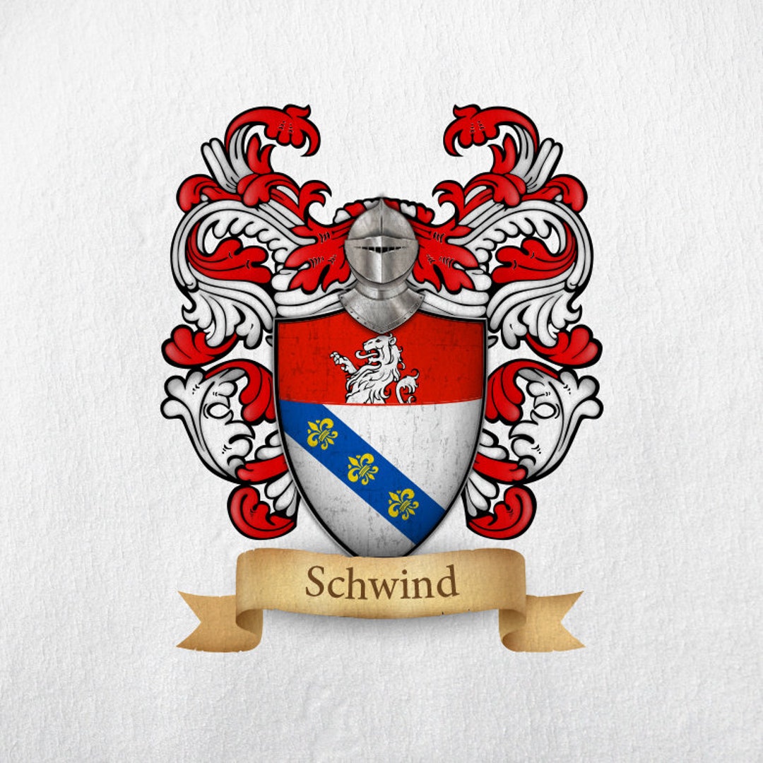 Schwind Family Crest - Print - Etsy