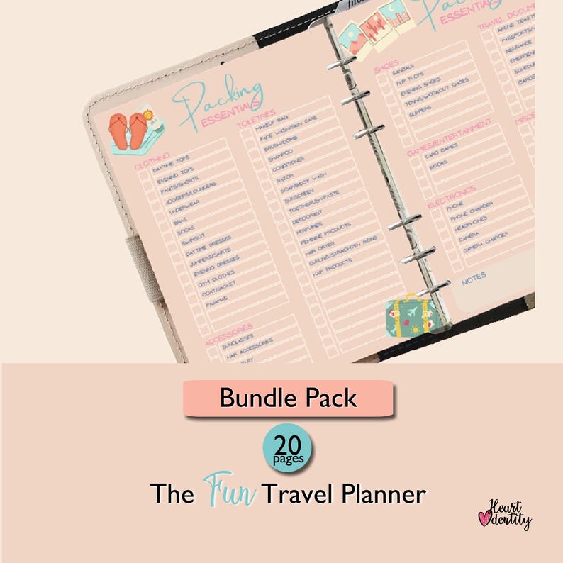 The Ultimate FUN TRAVEL PLANNER to Plan the Best Vacations Ever - Etsy