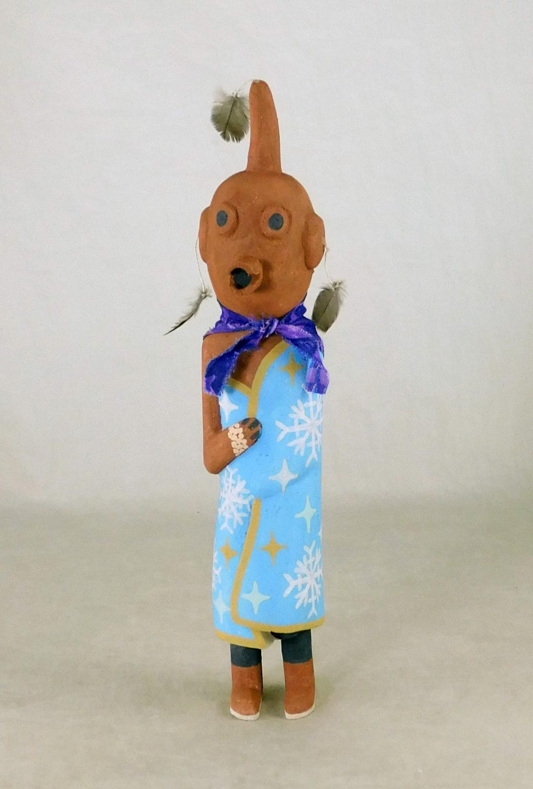 Traditional Hopi Mud Head Kachina Rams Fan - Etsy