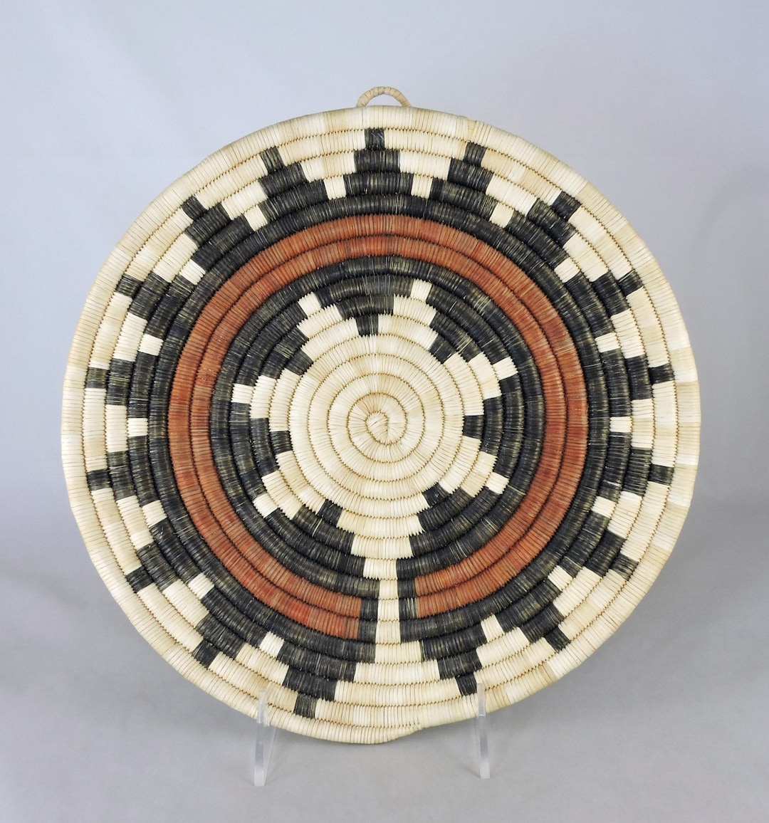 Hopi Second Mesa Woven Plaque Supai Design - Etsy