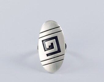 Hopi Overlay Ring - Etsy