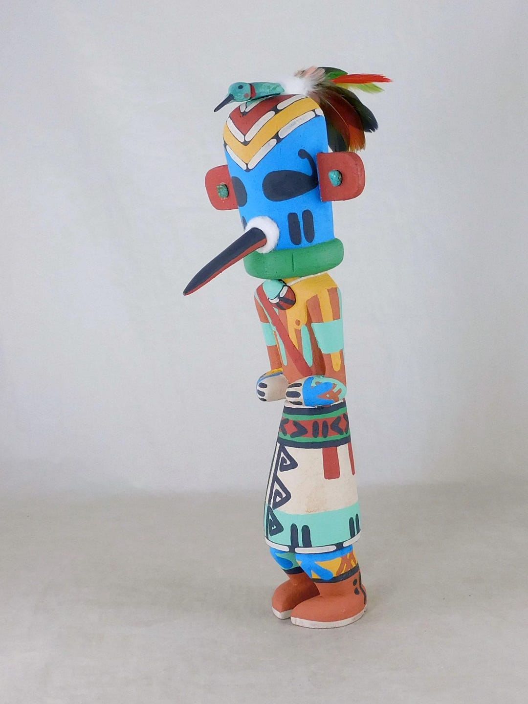 Traditional Hopi Hummingbird Kachina Doll by Kevin Chavarria - Etsy