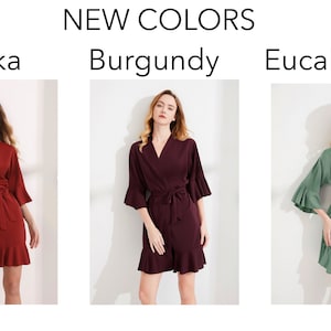 Dusty Rose Bridesmaid Robes -pink Bridesmaid Robes- Blush Bridal Party ...