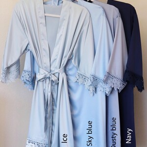 Rust Bridesmaid Robes, Burnt Orange, Terracotta Wedding Robes for ...