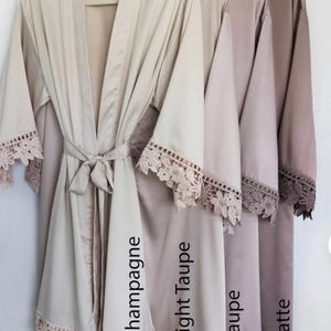 Rust Bridesmaid Robes, Burnt Orange, Terracotta Wedding Robes for ...