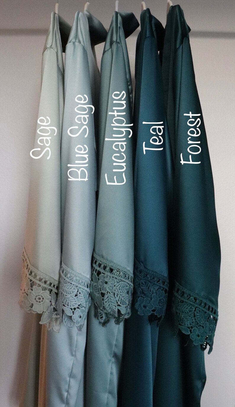 Bridesmaid Robes sage Bridesmaid Robes sage Bridal Party - Etsy