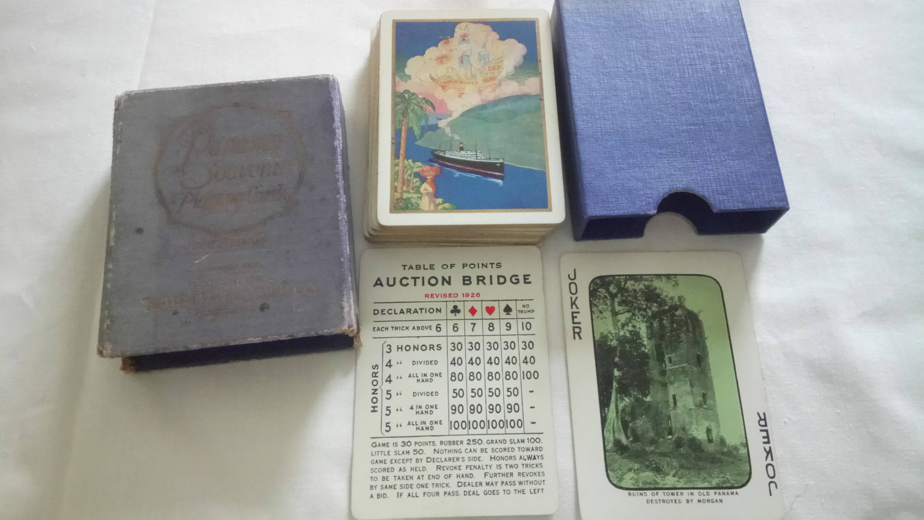 Panama Souvenir Playing Cards Made in USA by the U. S.playing Card Co ...