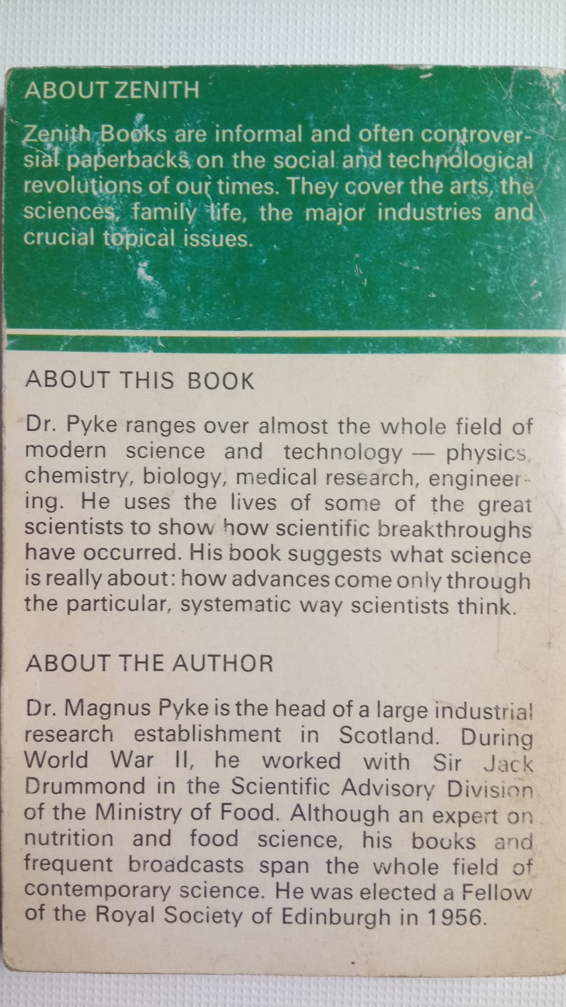 What Scientists Are up to by Magnus Pyke 1st Edition 1966 - Etsy UK
