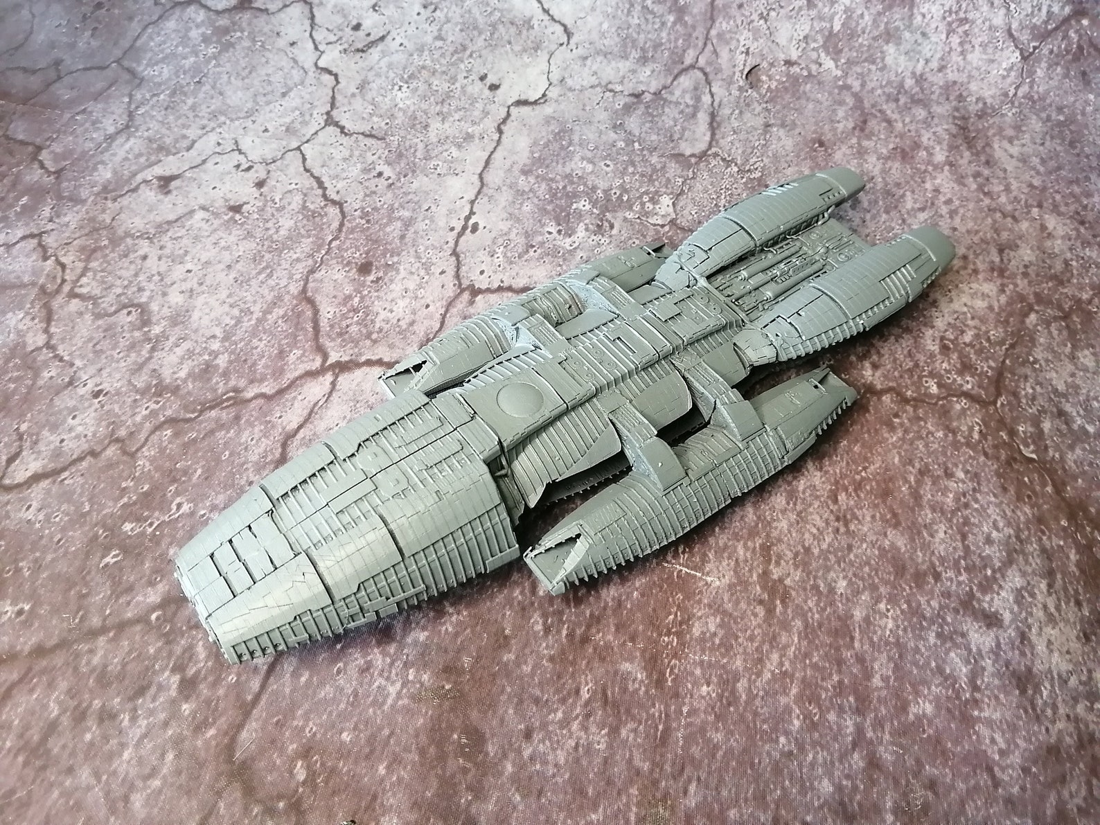 3D Printed Battlestar Galactica Miniature - Etsy