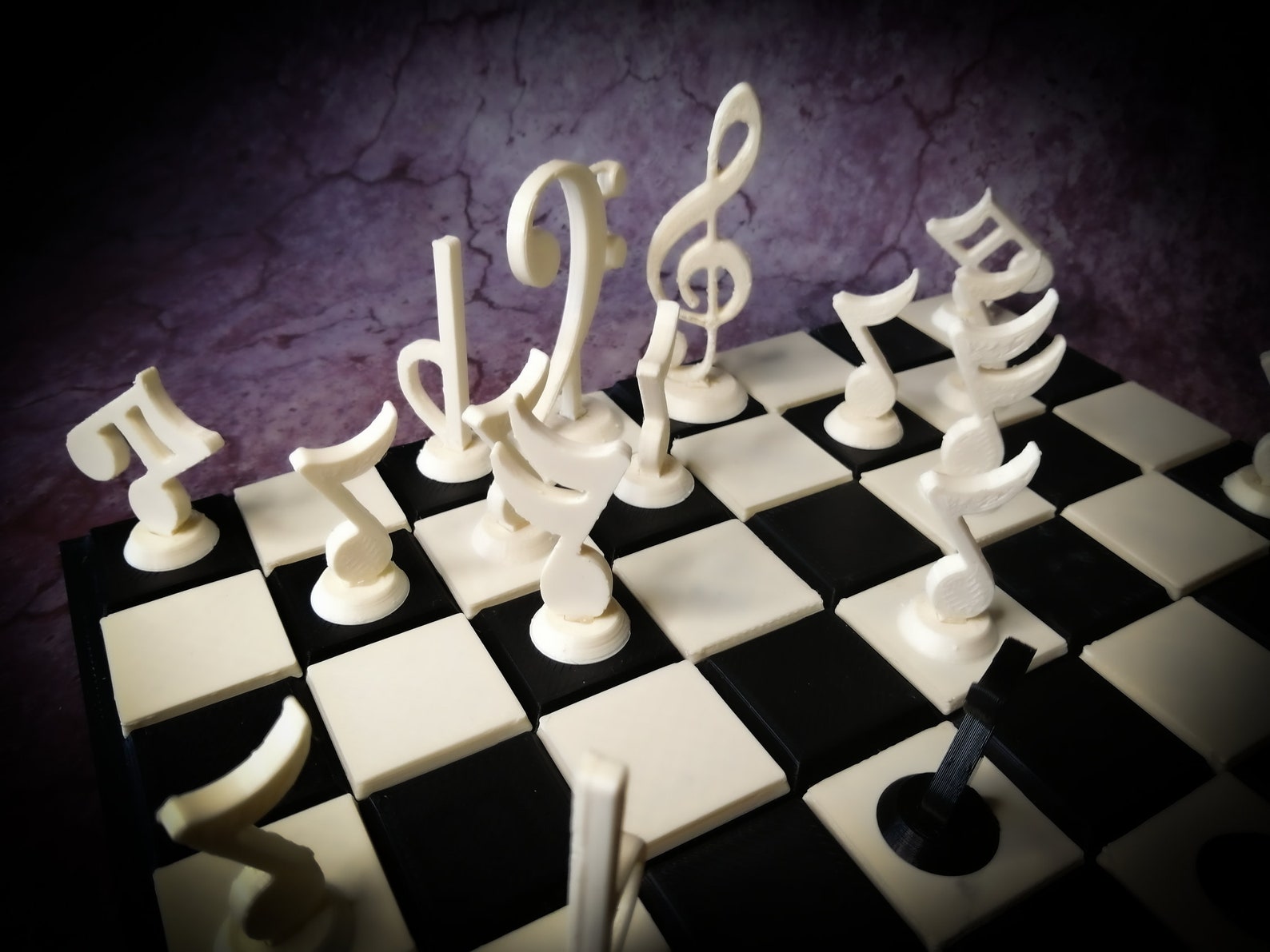 Musical Chess Set Chess Set Notes | Etsy