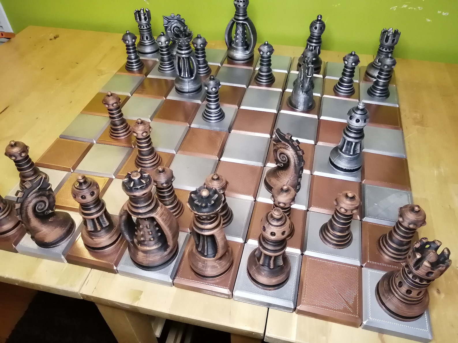XXXL Chess Set Giant Steampunk Chess Set the Juggernaut | Etsy