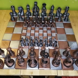 XXXL Chess Set - Giant Steampunk Chess Set - the Juggernaut Steampunk ...