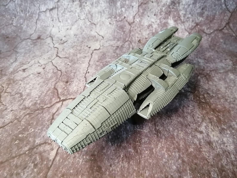 3D Printed Battlestar Galactica Miniature - Etsy