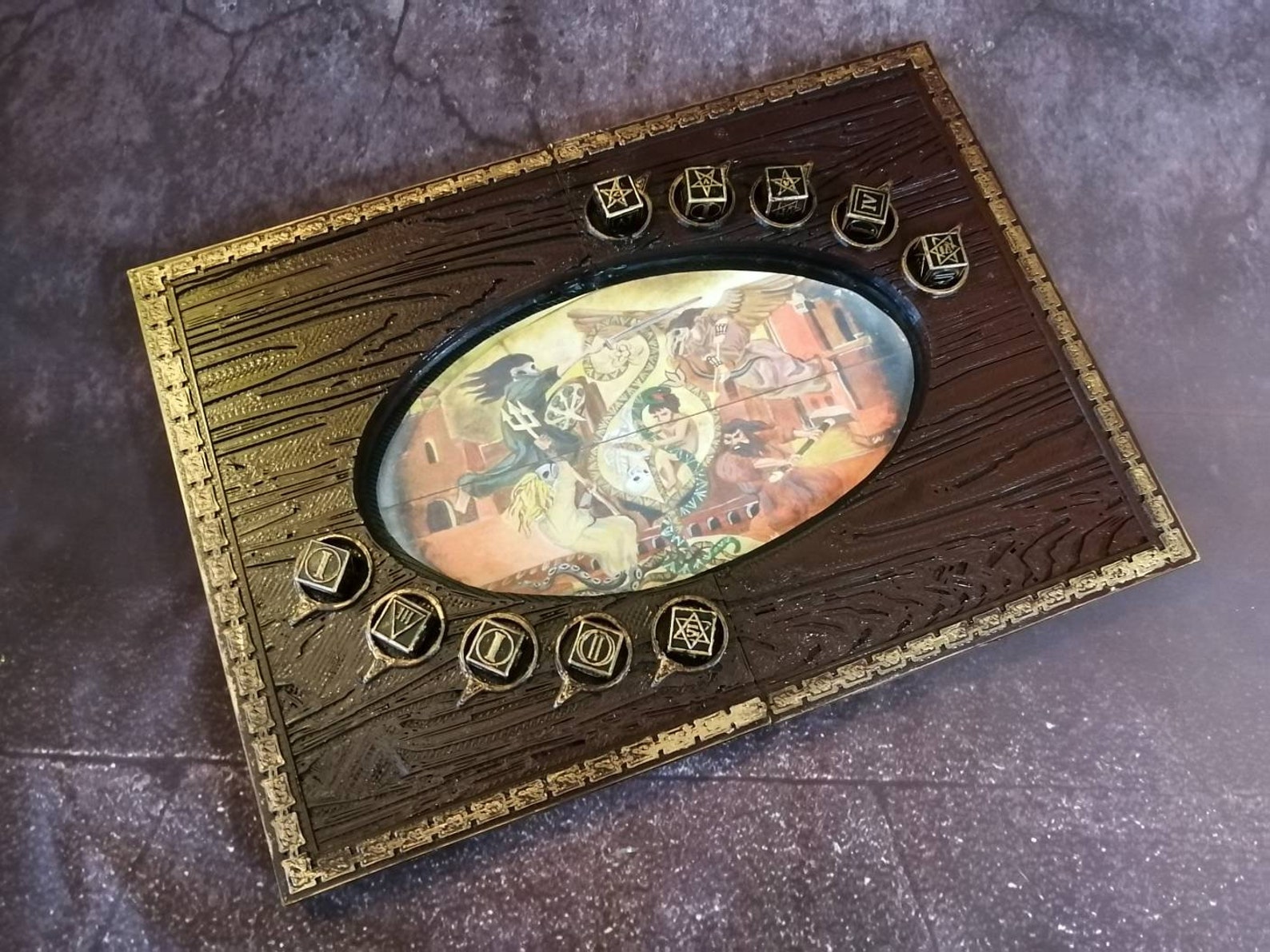 Witcher Dice Poker Board - Witcher Board Game - Witcher 2 Dice Poker ...