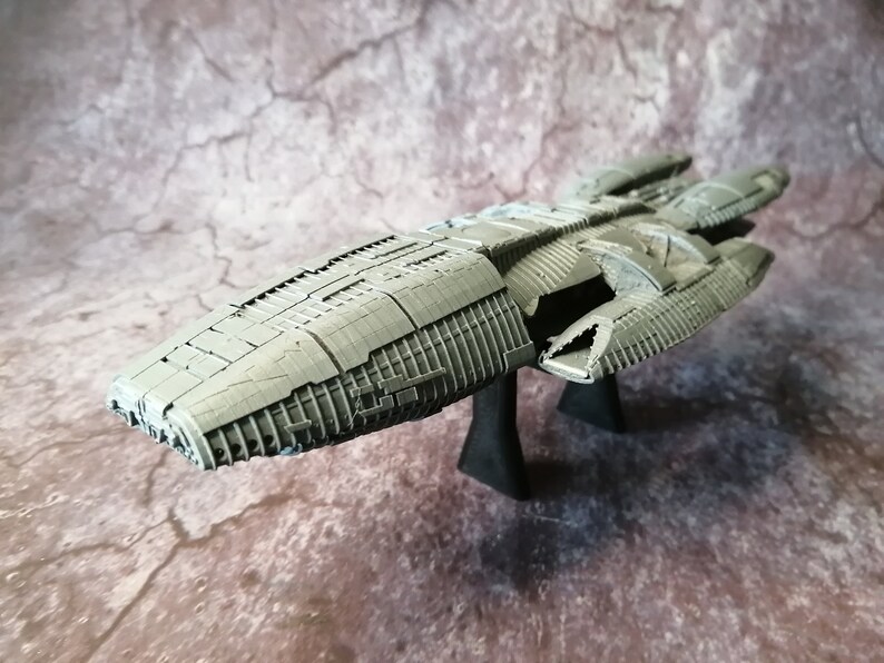 3D Printed Battlestar Galactica Miniature - Etsy