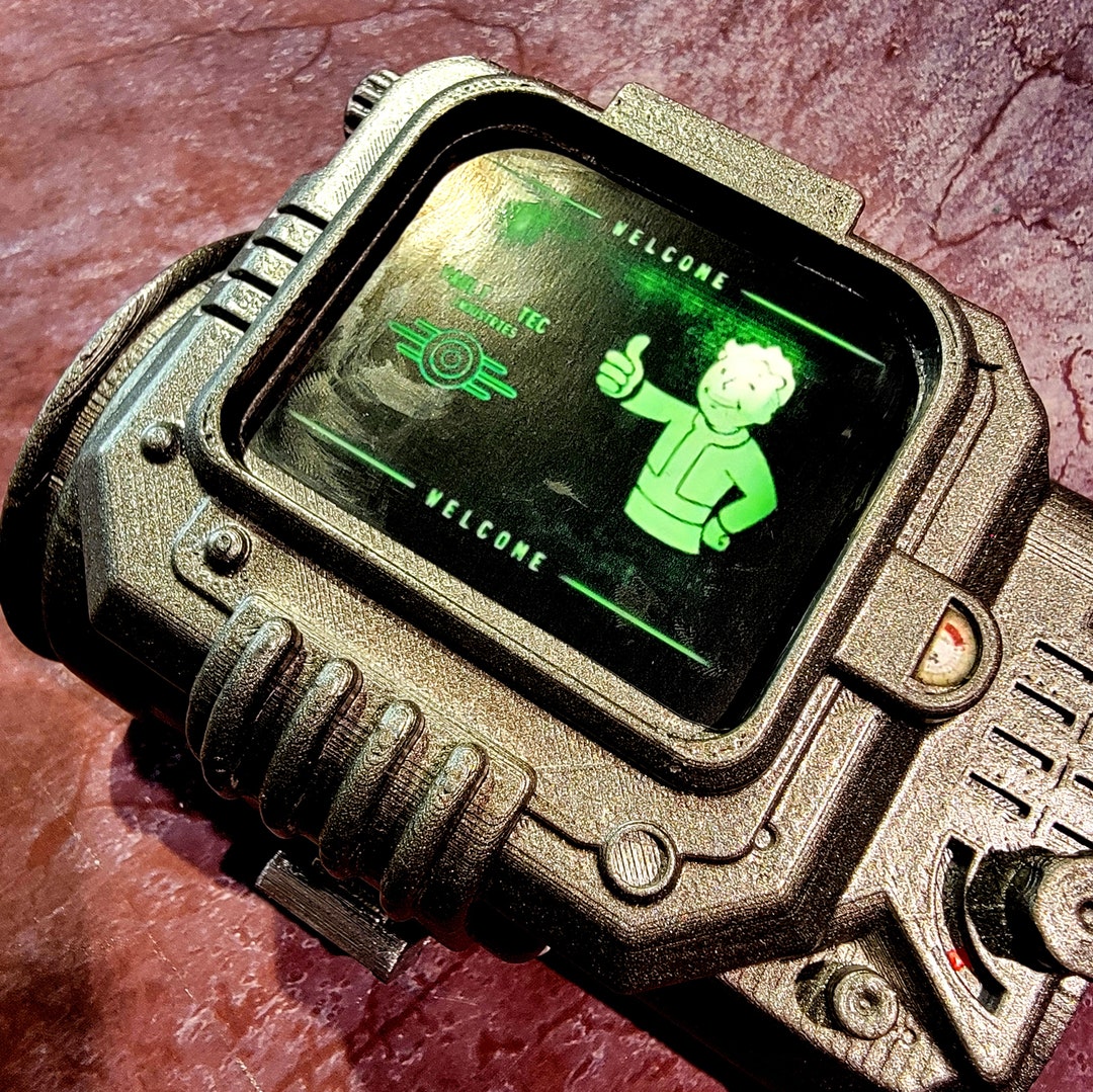 Pip Boy Mk IV - 3D Printed Pip-boy 3000 Mk IV - Fallout Cosplay ...