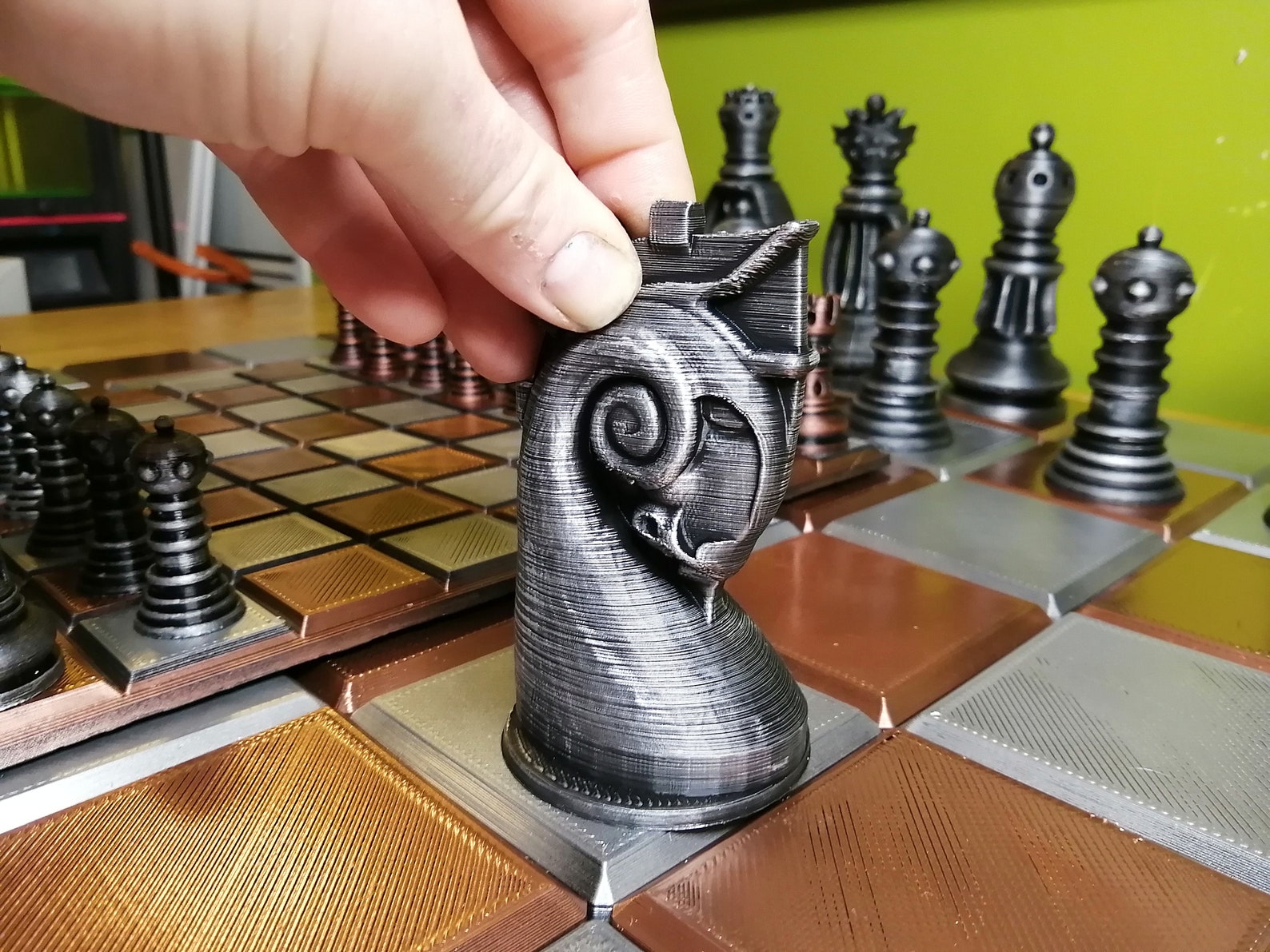 XXXL Chess Set - Giant Steampunk Chess Set - the Juggernaut Steampunk ...