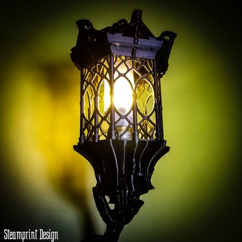 Steampunk Lamp Gothic Wall Lamp Outdoor Lamp Torch Fully - Etsy