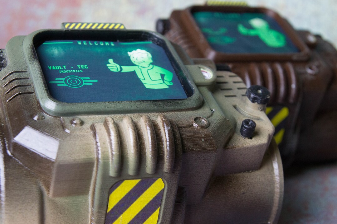 Pip Boy Mk IV - 3D Printed Pip-boy 3000 Mk IV - Fallout Cosplay ...