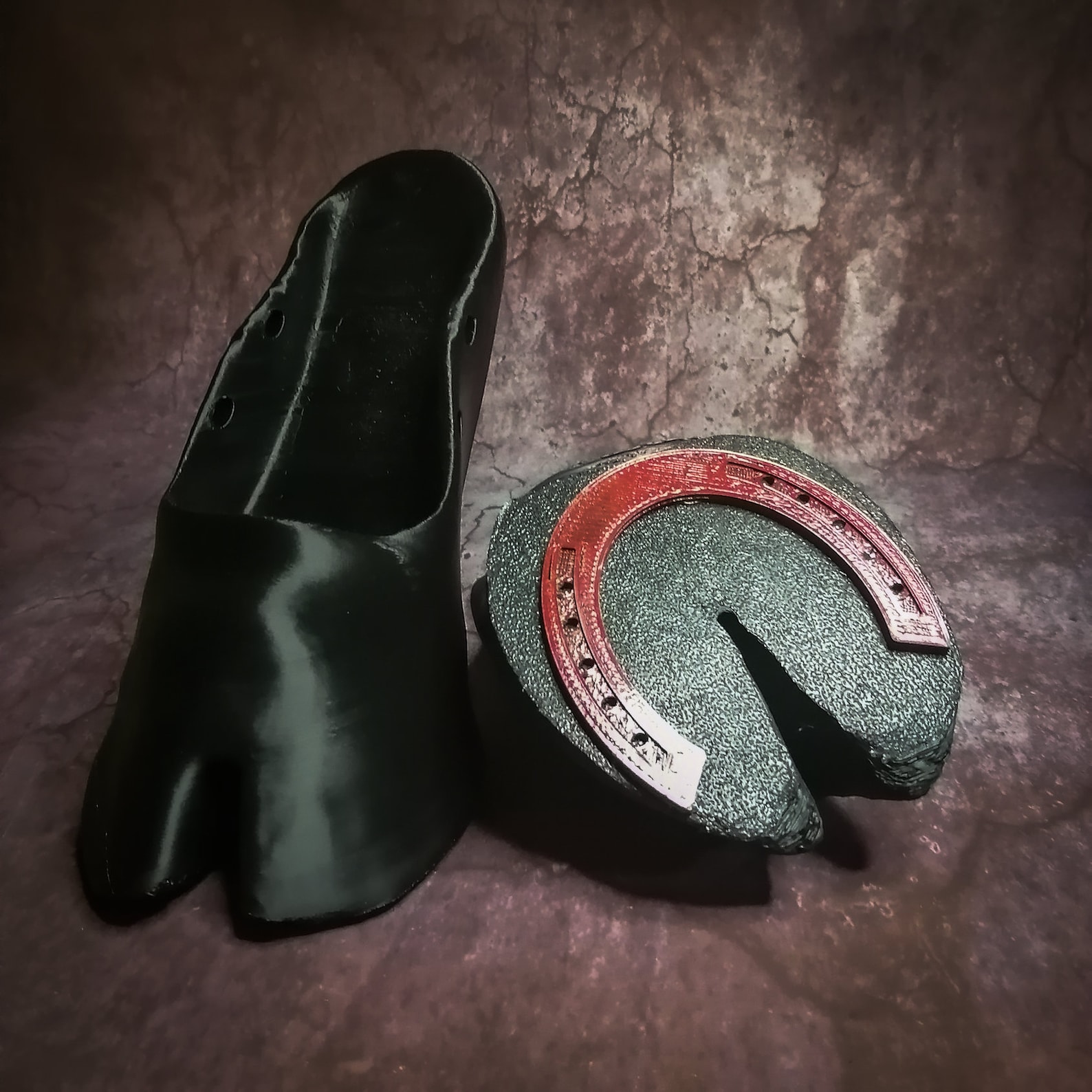 Black Satire Hoof Shoes for Fantasy Cosplay - 3D Printed Hooves ...