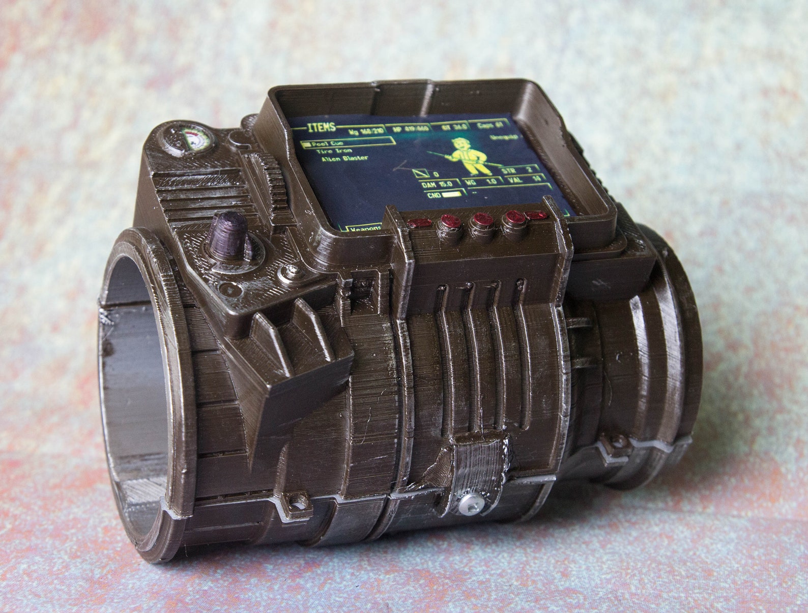 Pip Boy 3000 Fallout Cosplay Replica 3D Printed Pip Boy Fallout Cosplay ...