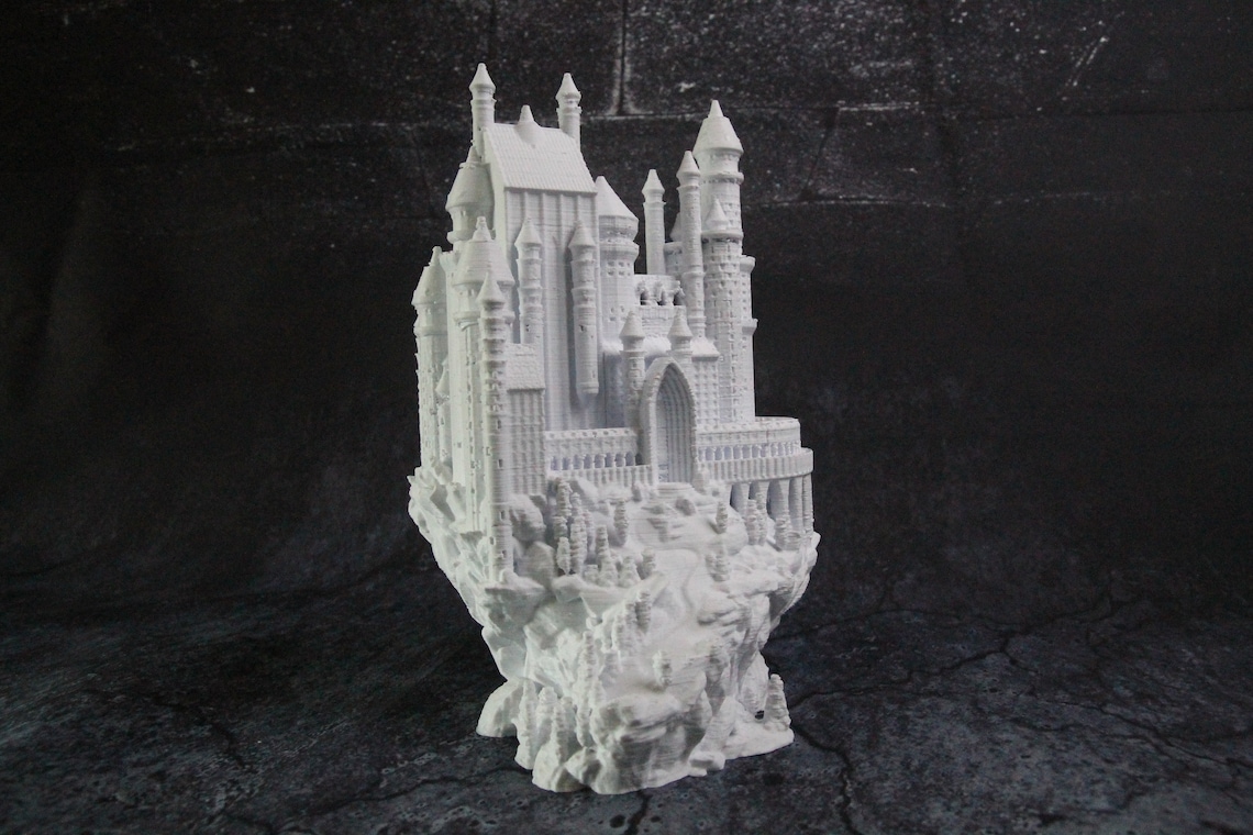 Medieval Castle Fantasy Castle 3D Printed Castle Castle - Etsy