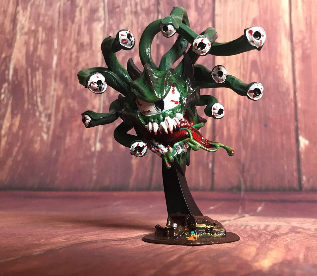 Beholder Miniature 3D Printed Beholder Statuette Dnd Beholder Mini Eye ...