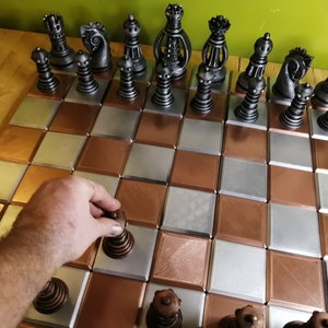 XXXL Chess Set - Giant Steampunk Chess Set - the Juggernaut Steampunk ...
