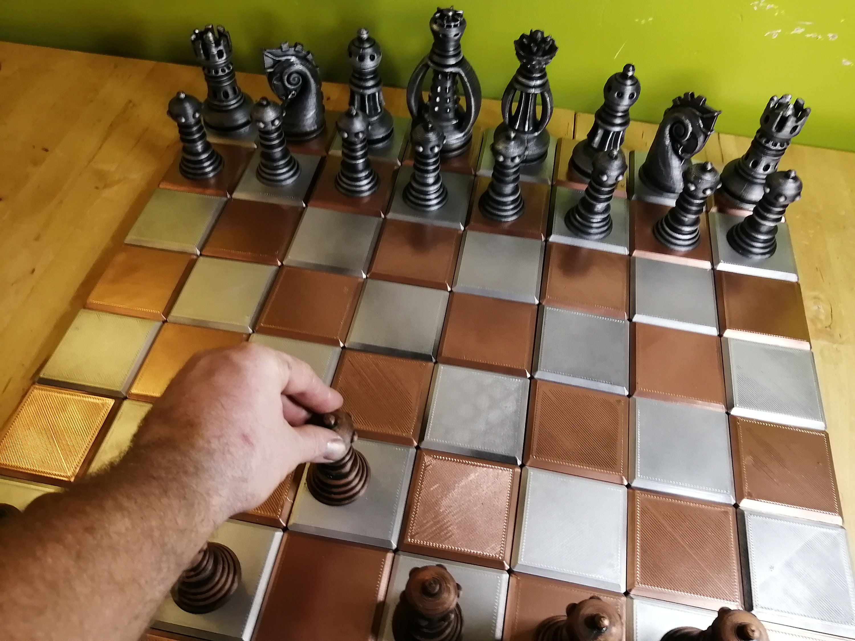 XXXL Chess Set Giant Steampunk Chess Set the Juggernaut | Etsy