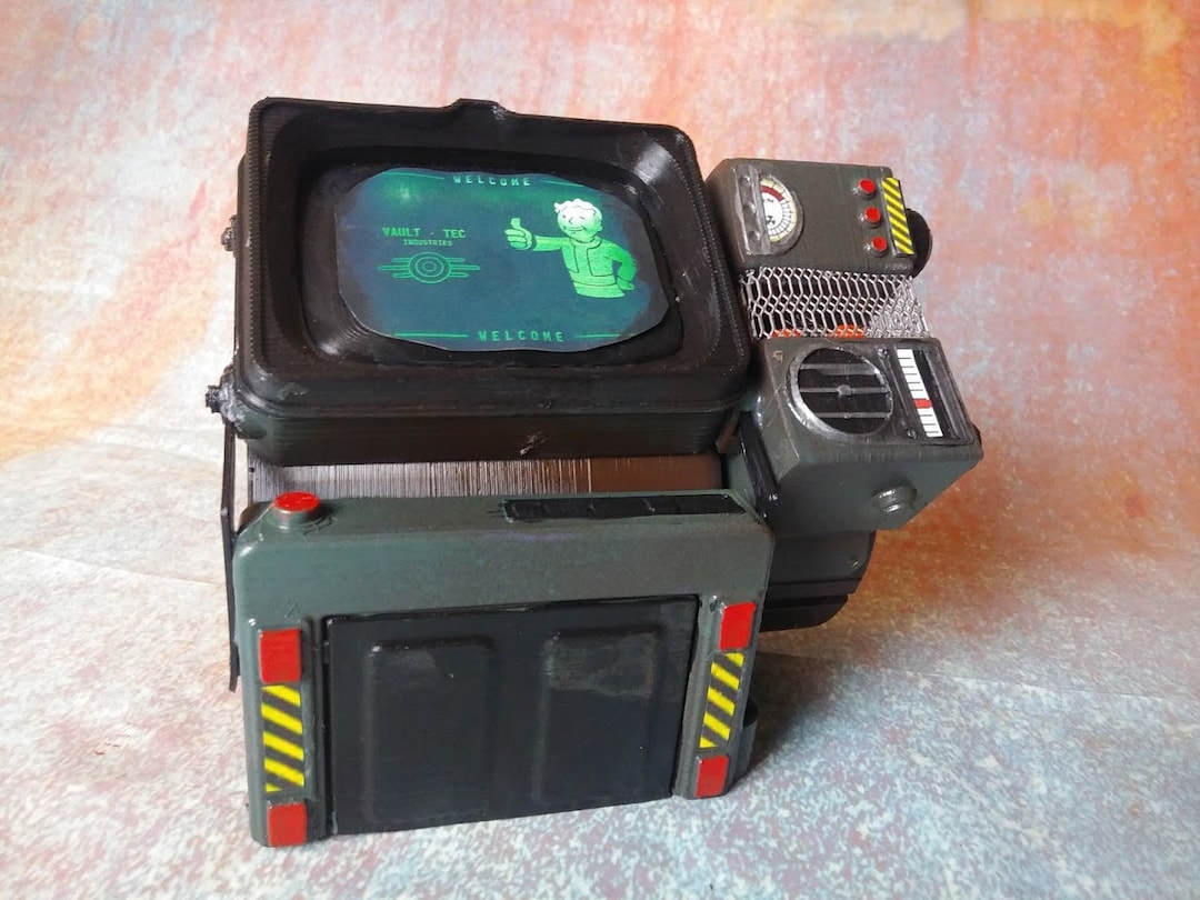 Pip Boy 2000 Pip-boy 2000 Mk VI Fallout 76 3D Printed Pip Boy 76 Fallout Cosplay Fallout 3 Pip ...