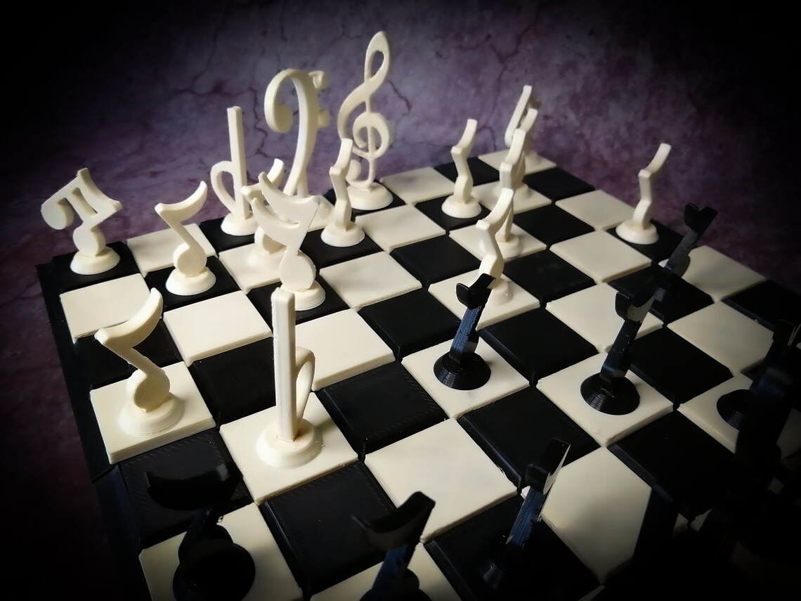 Musical Chess Set Chess Set Notes - Etsy Canada