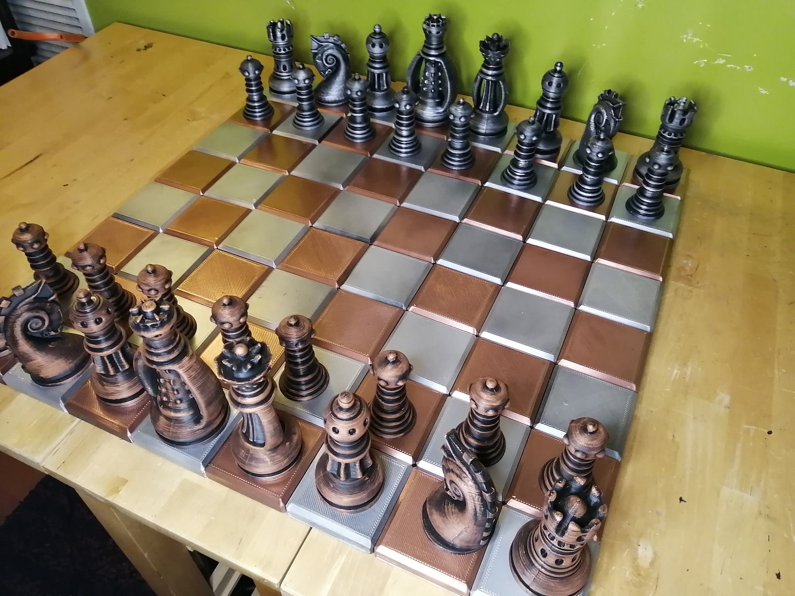 XXXL Chess Set - Giant Steampunk Chess Set - the Juggernaut Steampunk ...