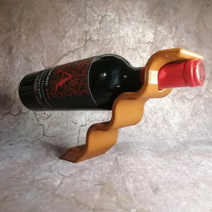 Balanced Wine Stand - 3D Printed Wine Holder - Wine Bottle Holder ...