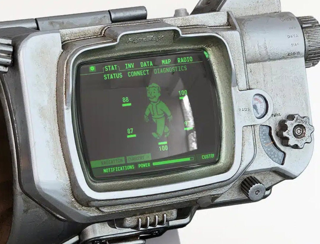 Pip Boy Mk IV 3D Printed Pip Boy 3000 Mk IV Fallout Cosplay Fallout ...