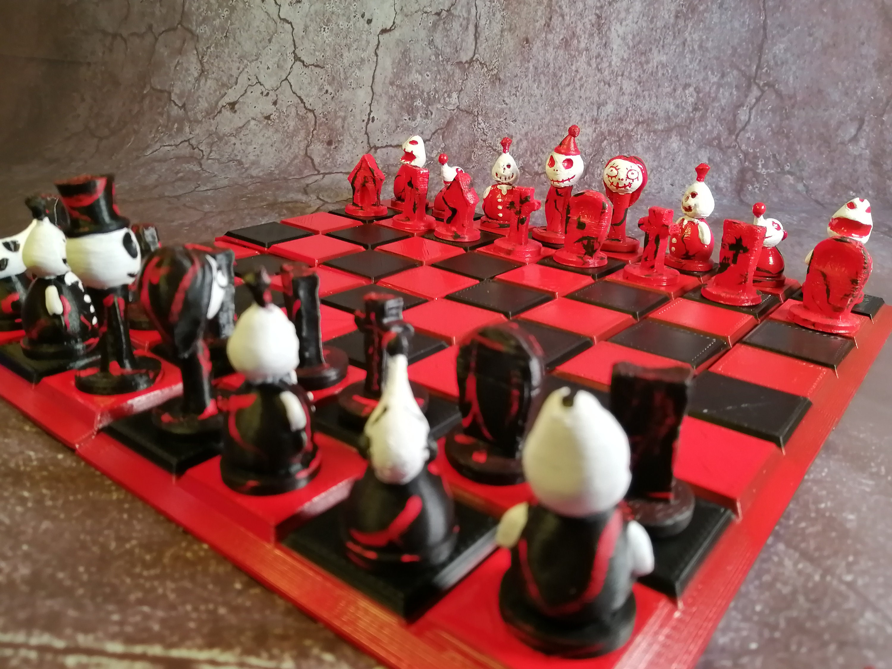 Nightmare Before Christmas 25th anniversary chess set - munimoro.gob.pe