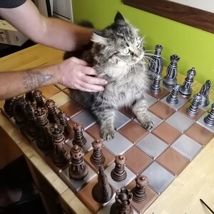 XXXL Chess Set - Giant Steampunk Chess Set - the Juggernaut Steampunk ...