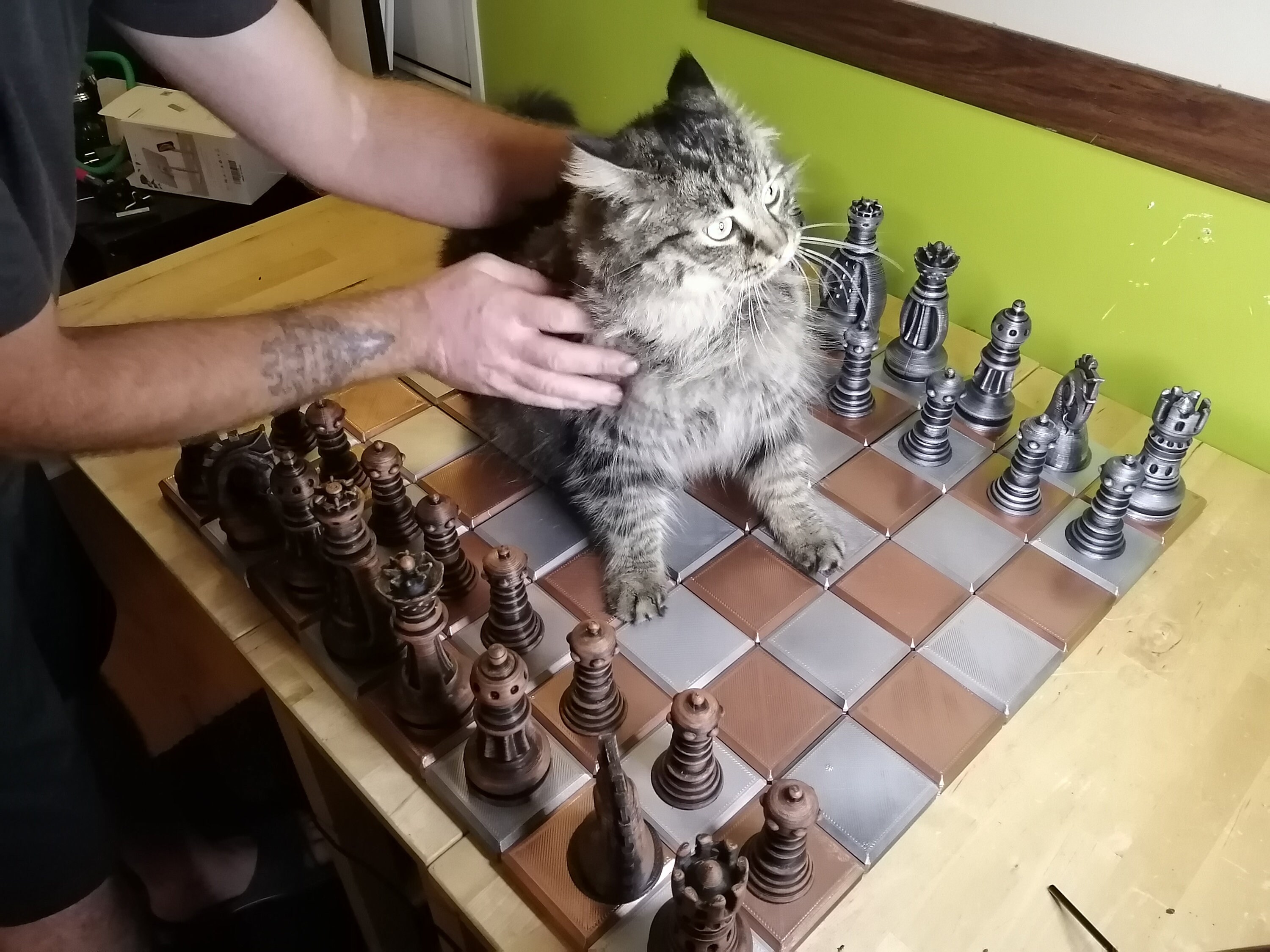 XXXL Chess Set Giant Steampunk Chess Set the Juggernaut | Etsy