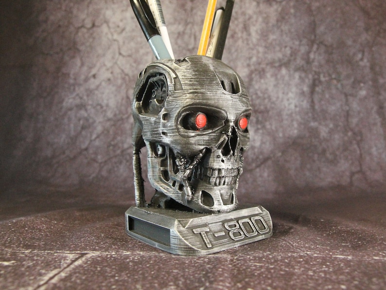 Terminator T-800 Sculpture Terminator Statue Bust 3D | Etsy