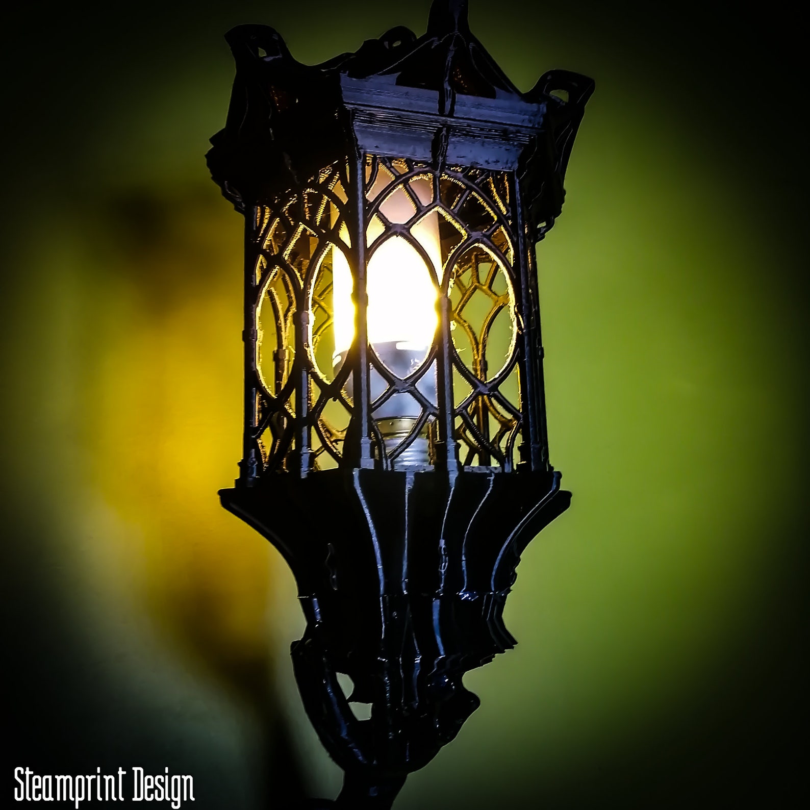 Steampunk Lamp Gothic Wall Lamp Outdoor Lamp Torch Fully - Etsy
