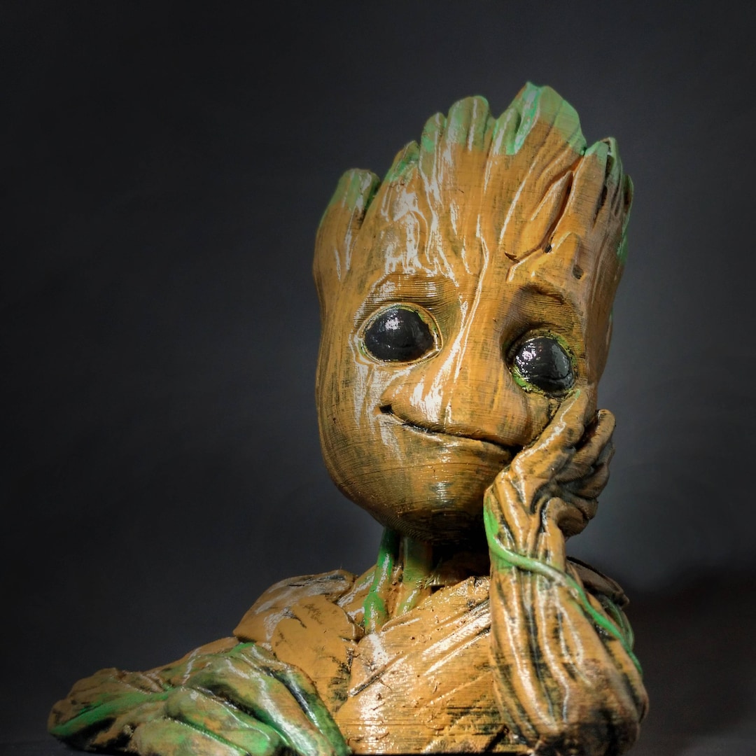 Baby Groot Planter | 3D Printed Planter | Guardians of the Galaxy Groot ...
