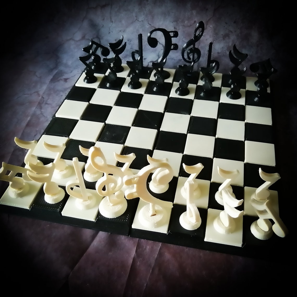 Musical Chess Set Chess Set Notes - Etsy Canada