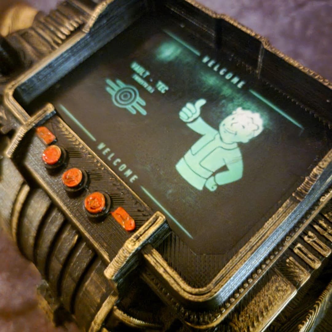 Pimp-boy 3 Billion | Fallout Cosplay Replica | 3D Printed Pip Boy ...