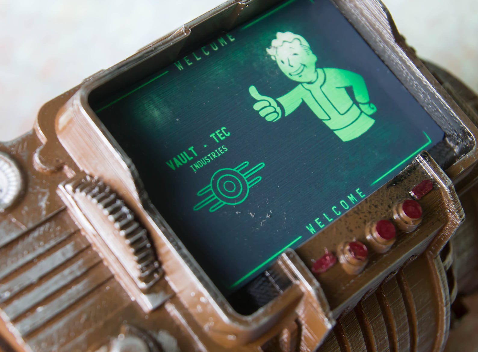 Pip Boy 3000 Fallout Cosplay Replica 3D Printed Pip Boy Fallout Cosplay Fallout Costume Fallout ...
