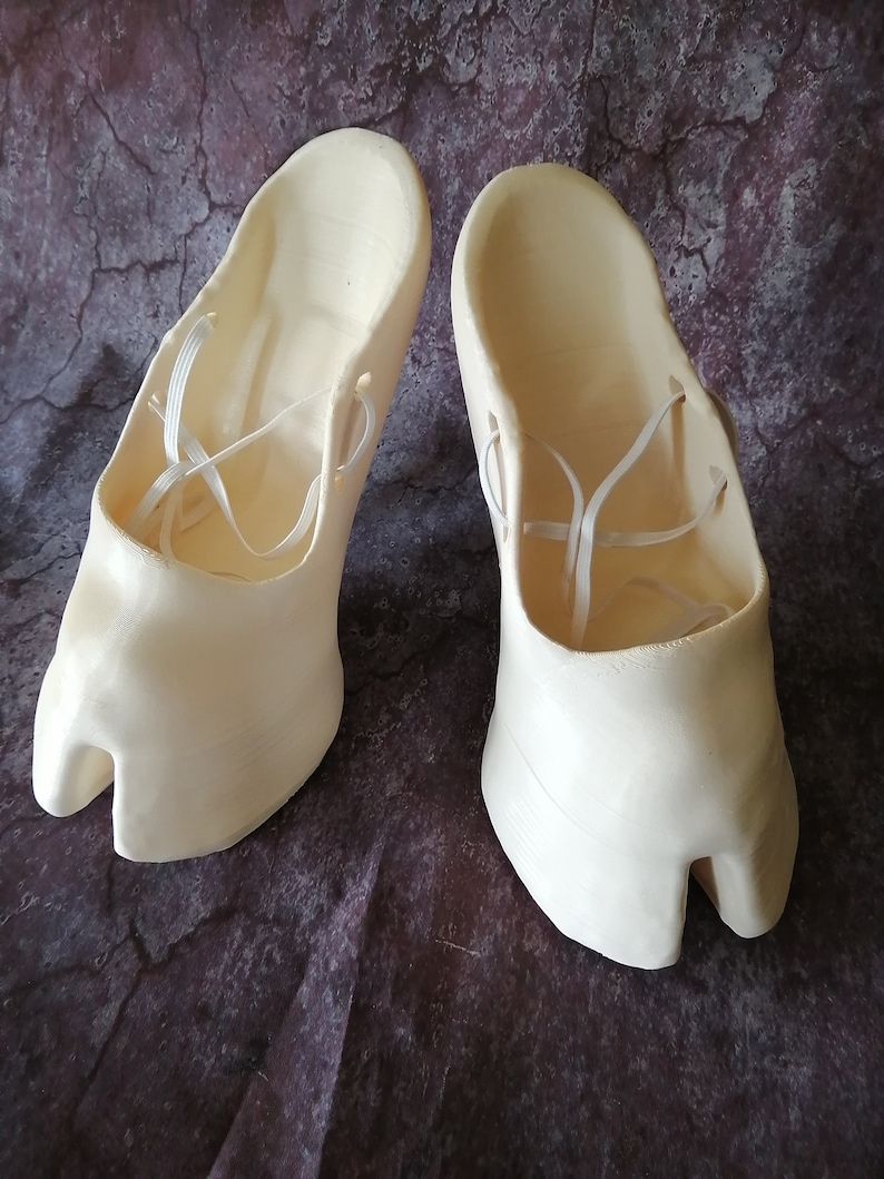 White Satire Hoof Shoes for Fantasy Cosplay 3D Printed - Etsy UK