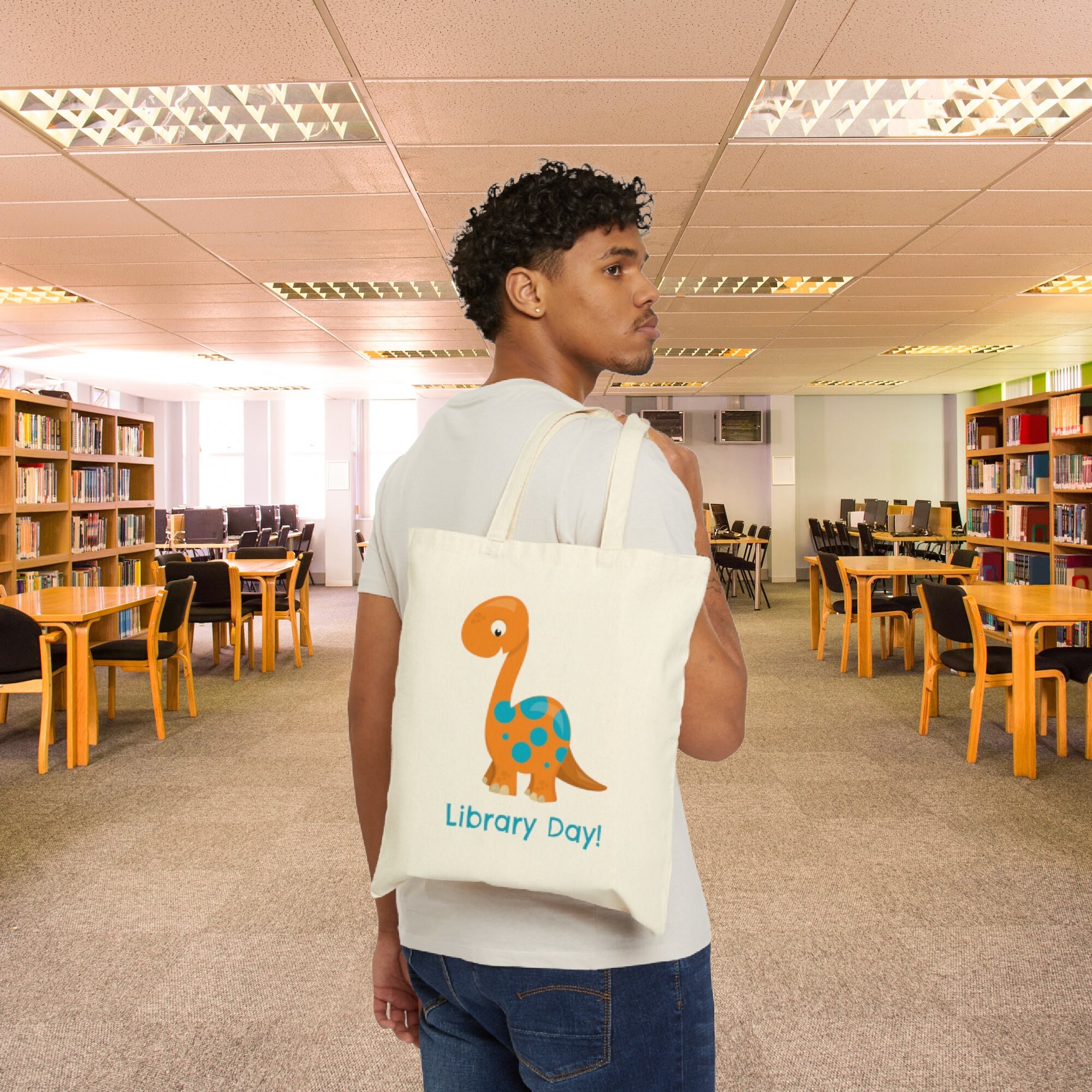 Library Canvas Tote Bag | Premium Canvas Bag | 100% Cotton Bag ...