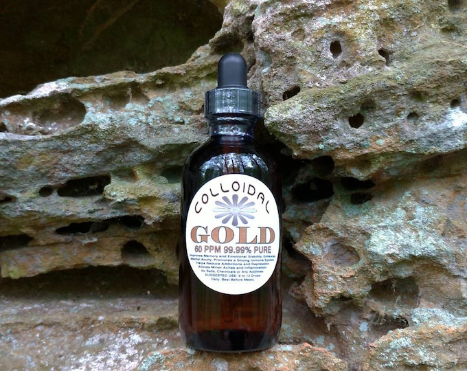 Pure Colloidal Gold 60PPM Not a Ruby Red - Etsy