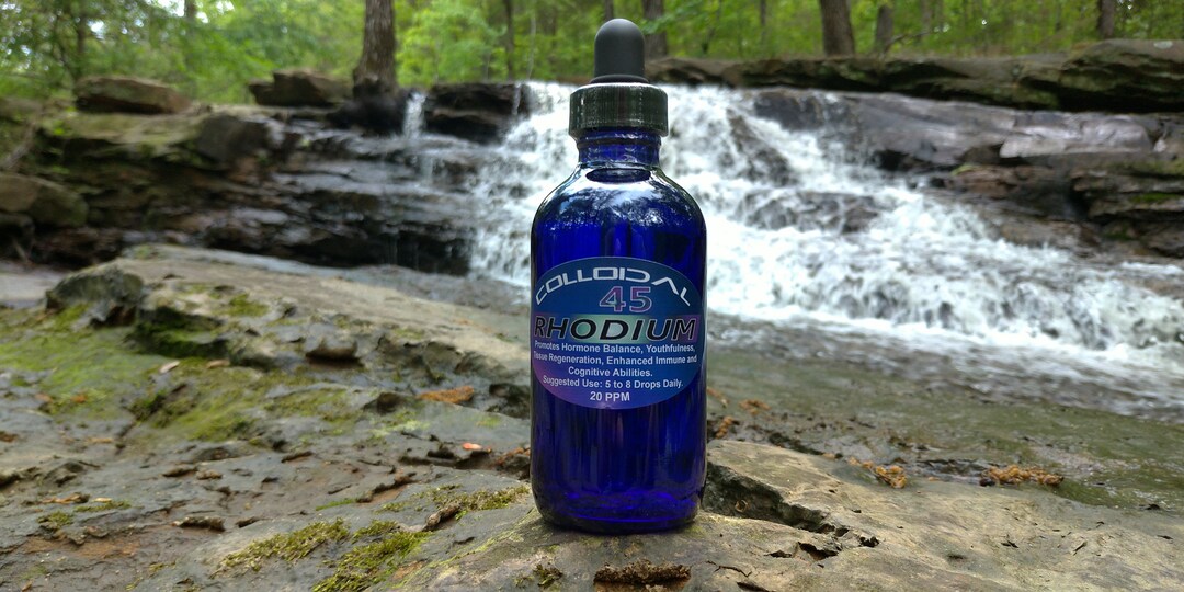 Colloidal Rhodium 4oz. Dropper - Etsy